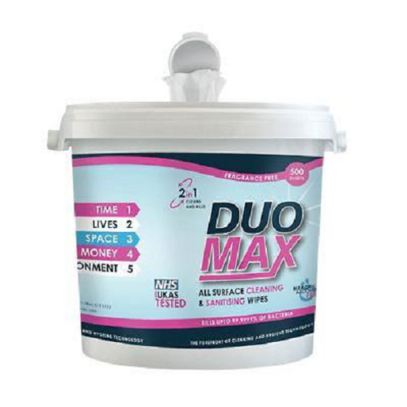 DUOMAX WIPES 500