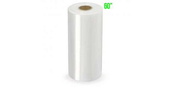 Polythene Rolls - Clear / Clear - 60" +10% EXTRA