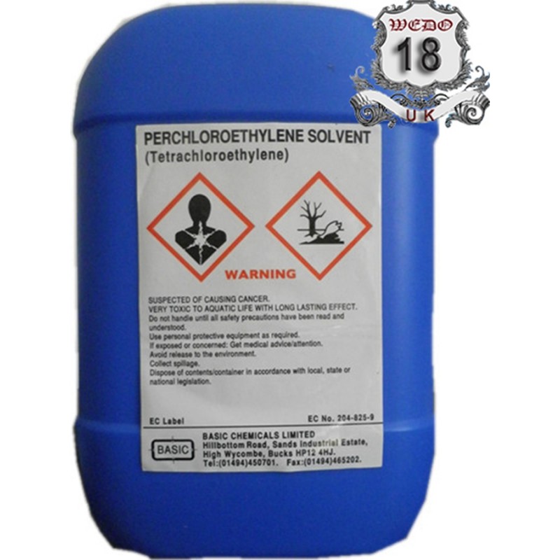 DX perchloroethylene --99.99% pure perc Made in the UK 1L min order 10L